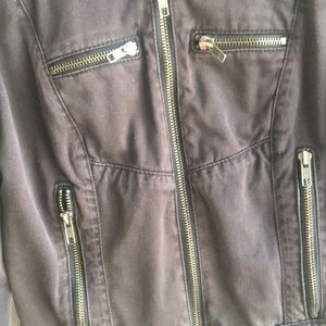 Seven7 | Jackets & Coats | Seven 7 Zipper Black Motor Jacket | Poshmark